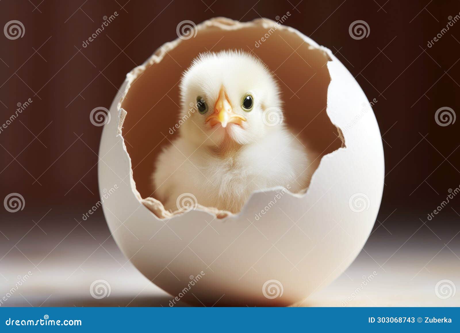 Sad Chicken in Egg stock illustration. Illustration of alone - 303068743