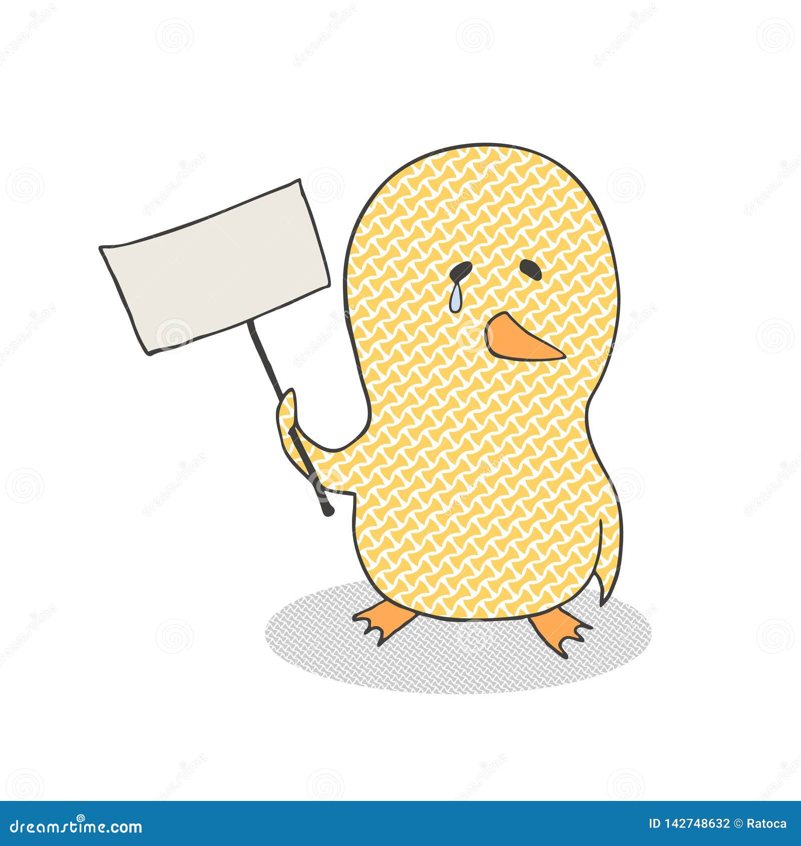 Sad chicken illustration stock vector. Illustration of drawing - 142748632