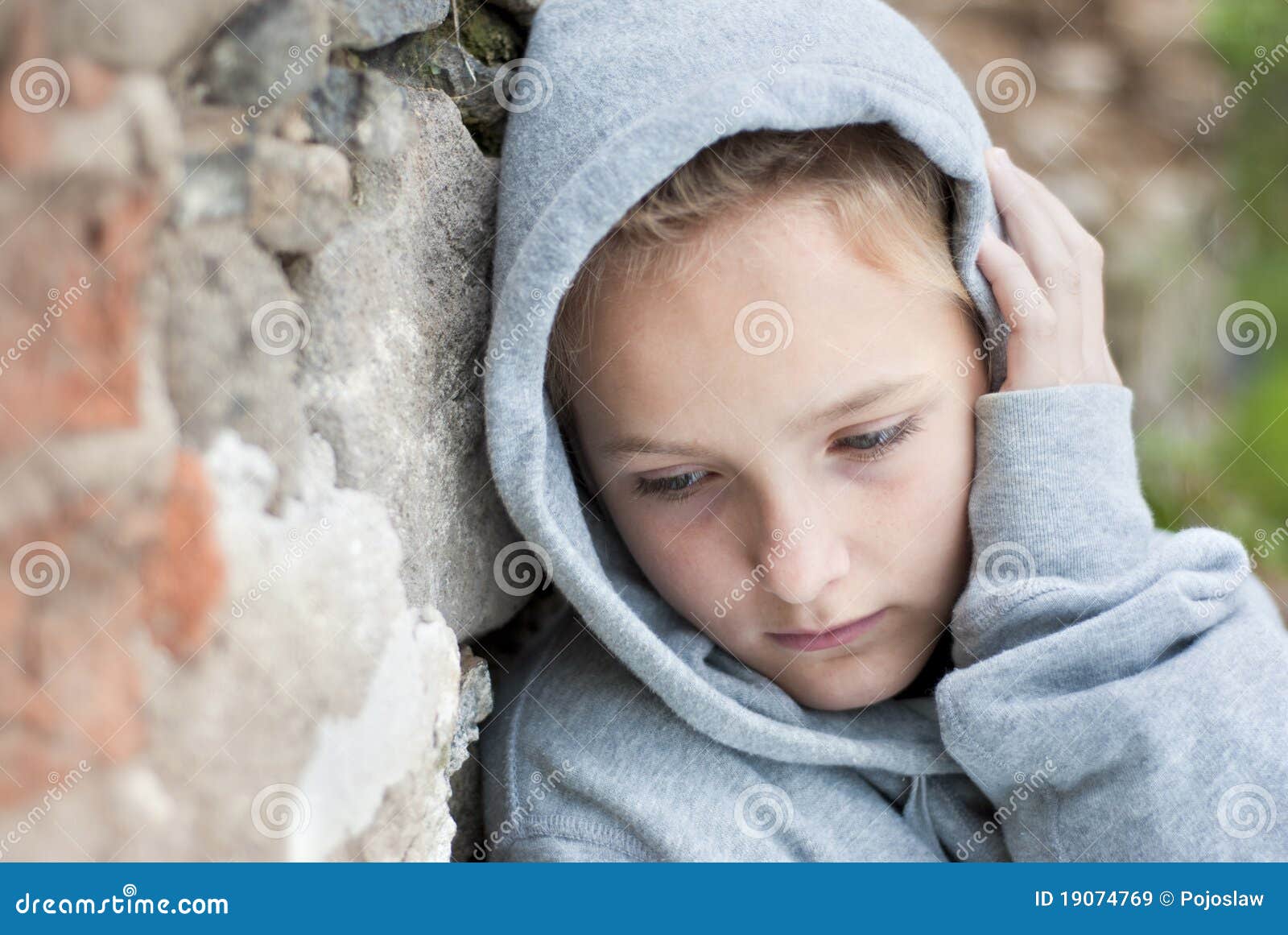 Sad child stock image. Image of abuse, neglect, grief - 19074769