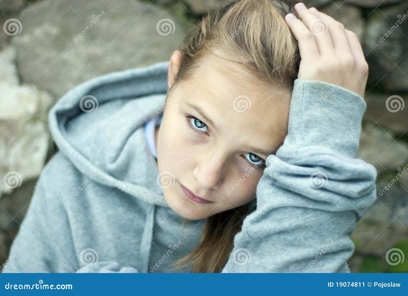 Sad child stock image. Image of emotion, person, lonely - 19074811
