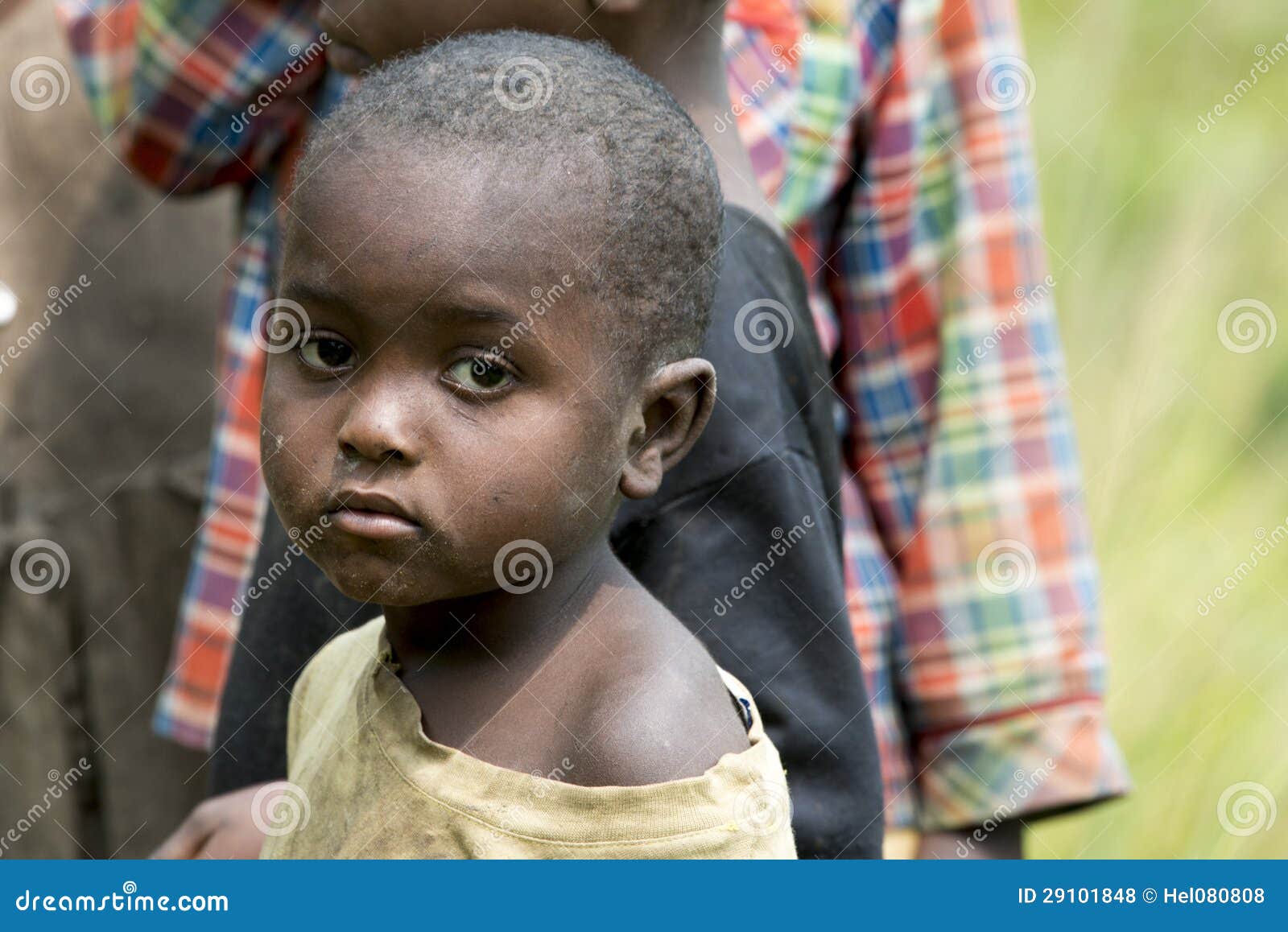 Sad Child in Africa editorial stock photo. Image of knowledge - 29101848