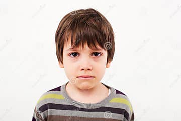 Sad child face stock image. Image of gloomy, child, pity - 36683161