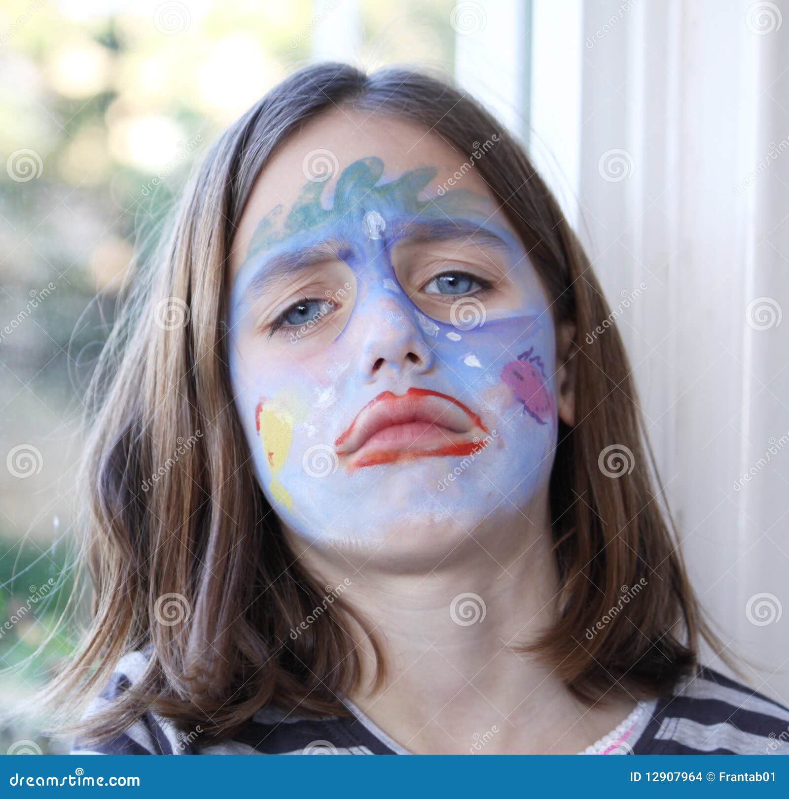 Sad child portrait stock photo. Image of people, cute - 12907964