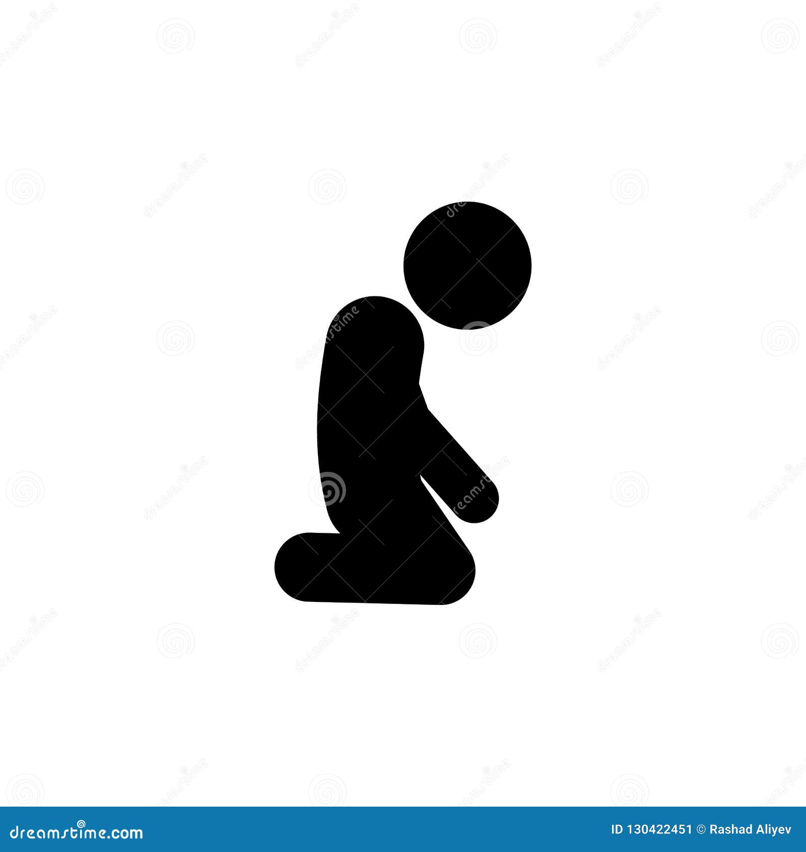 Sad, Child, Sitting Icon. Element of Child Icon for Mobile Concept and ...