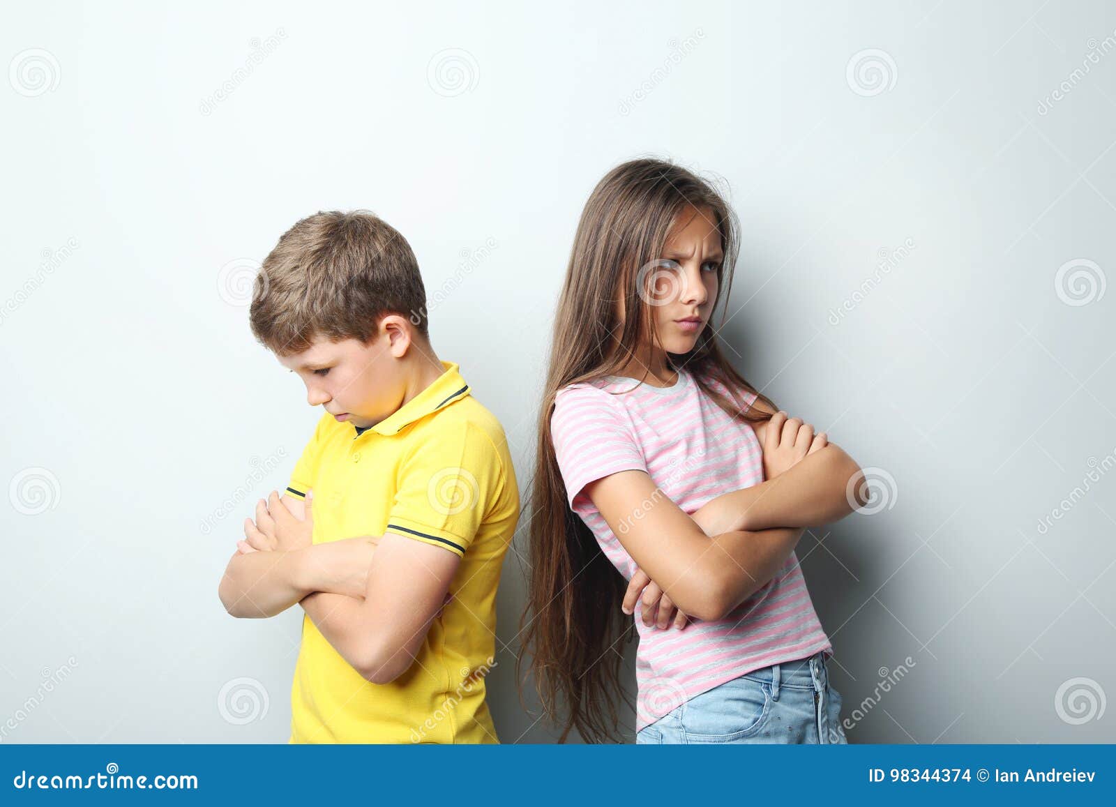 Sad children stock photo. Image of human, beauty, face - 98344374