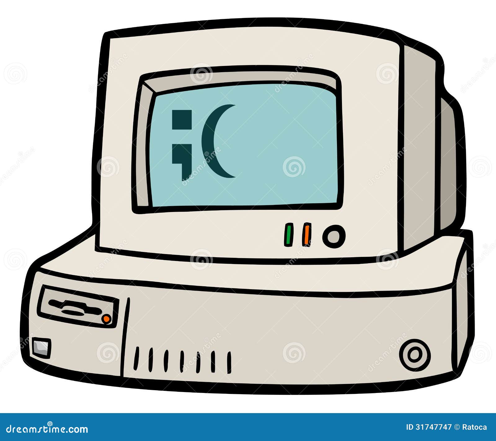 Sad Computer Clip Art