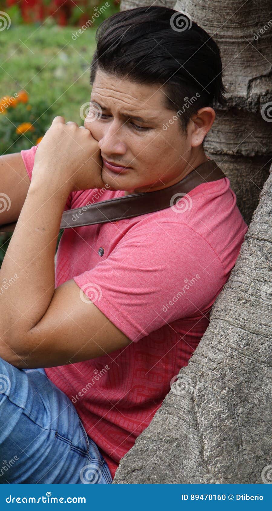 Sad Confused Man stock photo. Image of confusion, pondering - 89470160