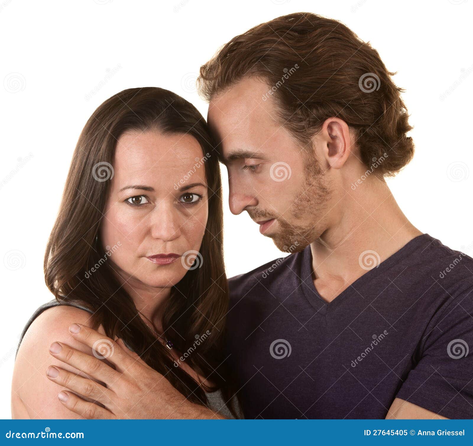 Sad Couple Embracing stock image. Image of european, pair - 27645405