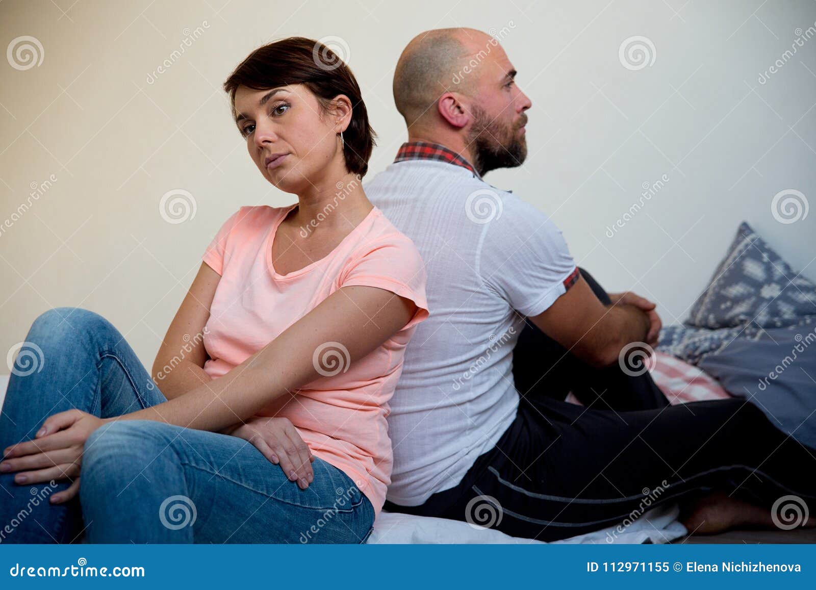 Sad Couple Having Relationship Problems Stock Image - Image of couple ...