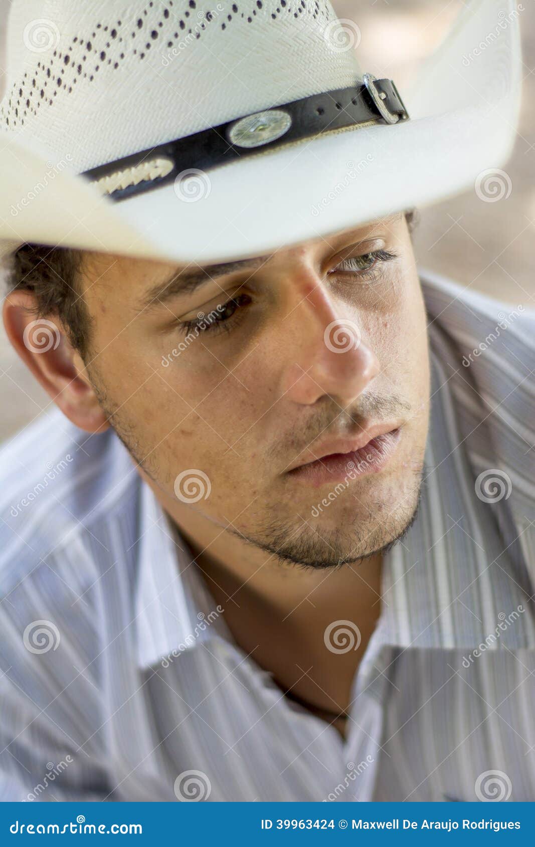 Sad cowboy stock photo. Image of lasso, beautiful, herder - 39963424