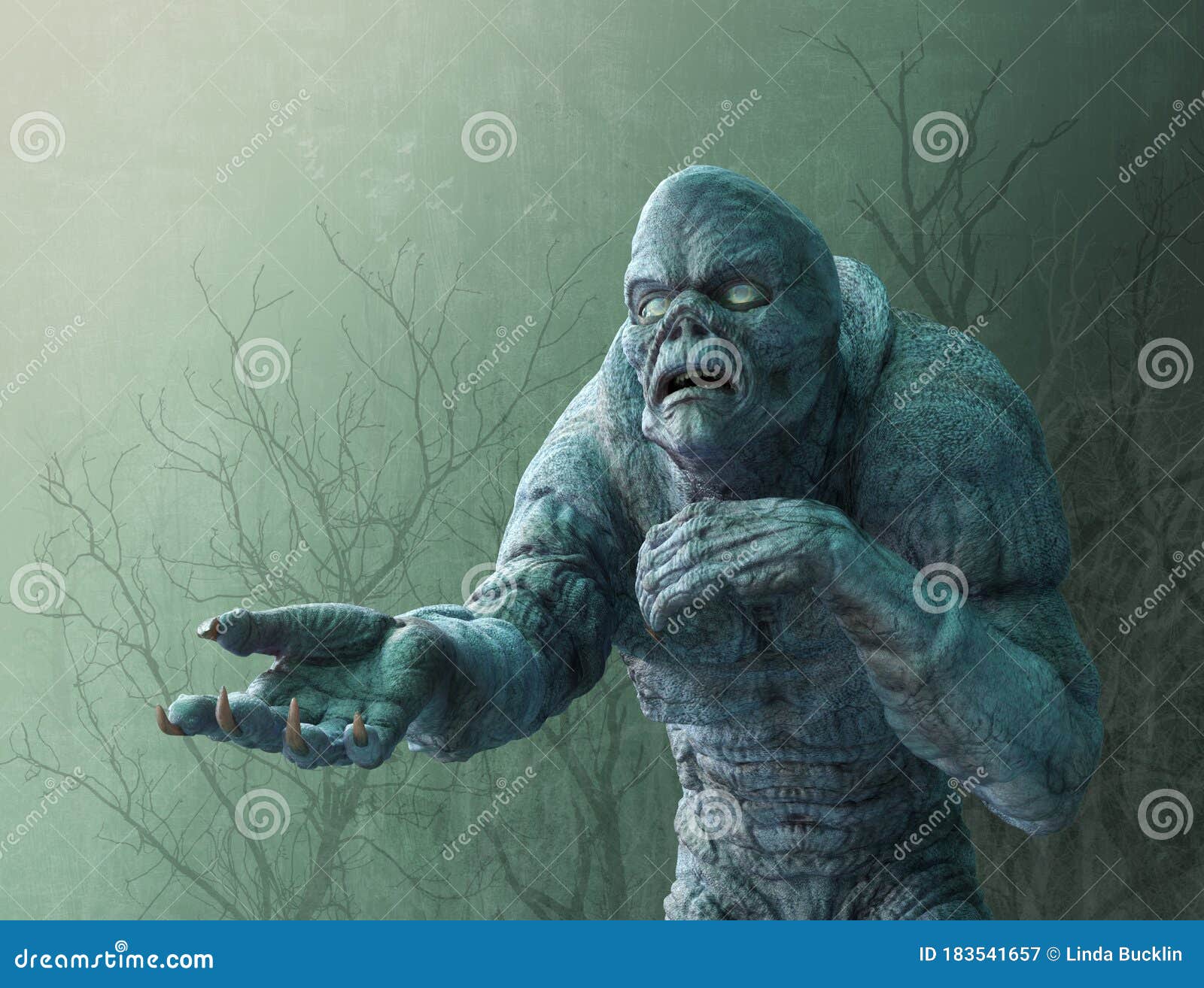 Sad Creature stock illustration. Illustration of abandoned - 183541657