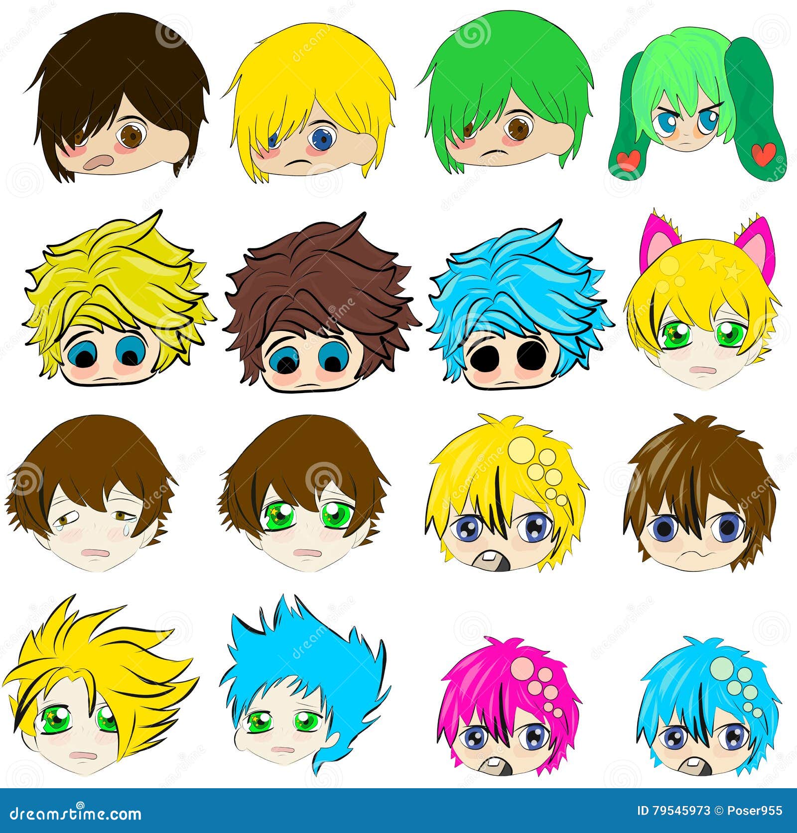 Anime Angry Face Chibi