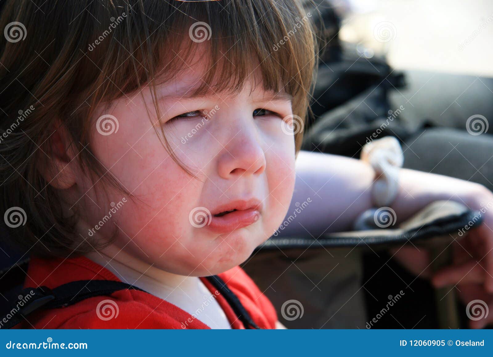 Sad, Crying Little Girl stock image. Image of fussy, unhappy - 12060905