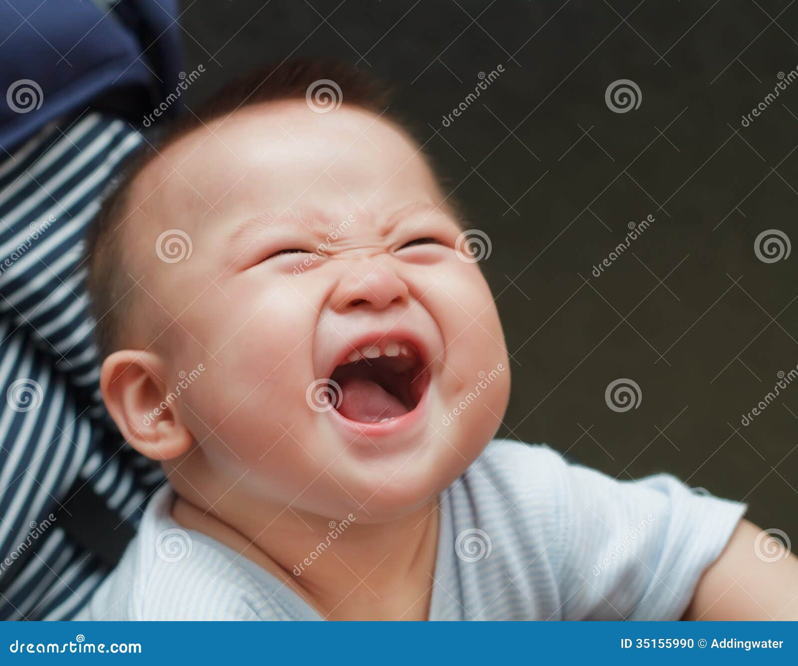 Sad Cute Asian Baby Watching Out Stock Photo - Image of emotion, broken ...