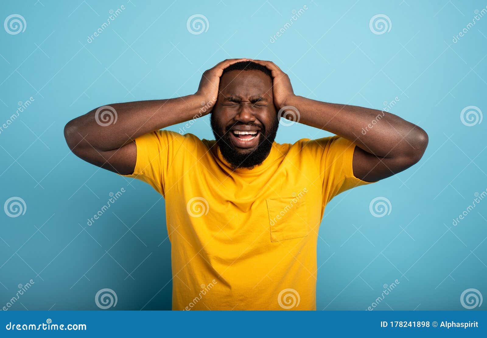 Sad and Desperate Expression of a Boy Who is Scared To Catch the Covid ...