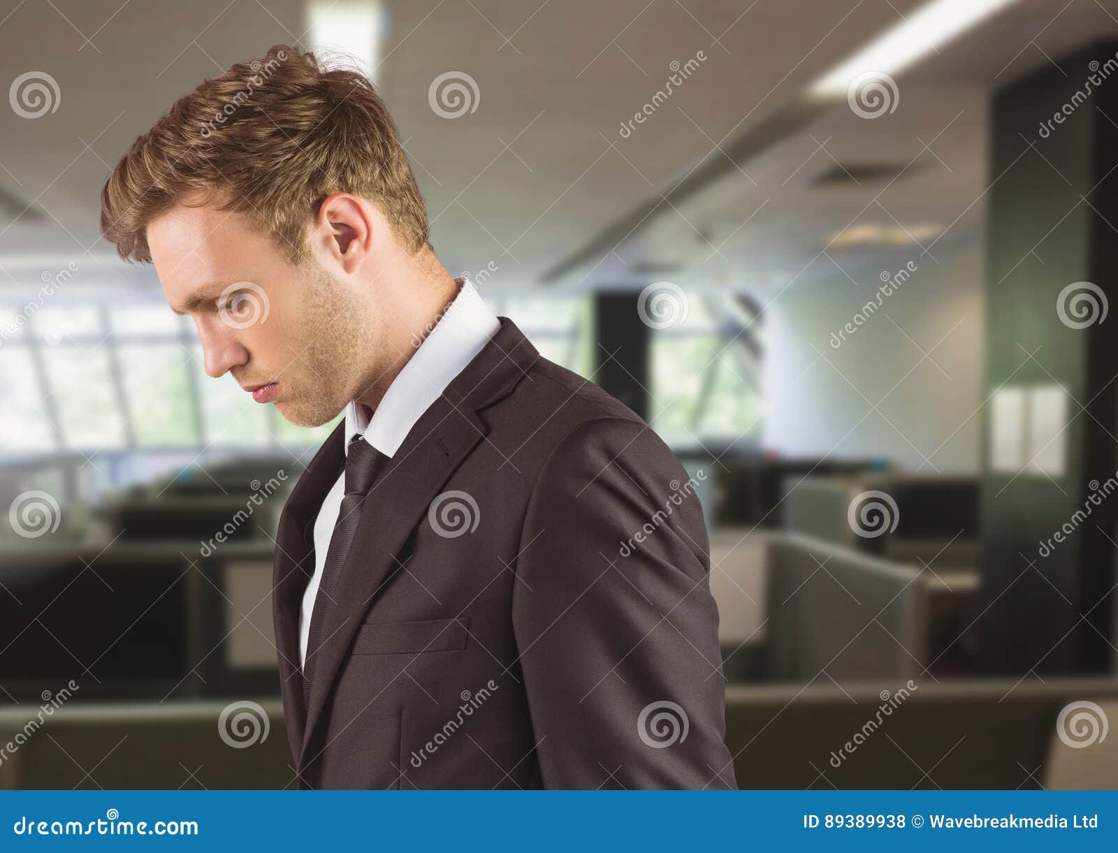 Sad Disappointed Businessman in Office Stock Photo - Image of hipster ...