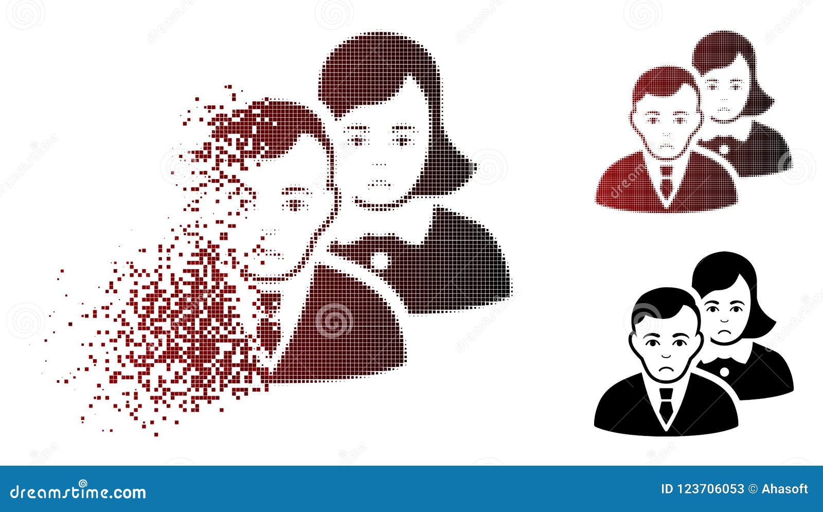 Disintegrating And Halftone Pixelated Male Symbol Icon Vector ... Disintegrating And Halftone Pixelated Male Symbol Icon Vector ...