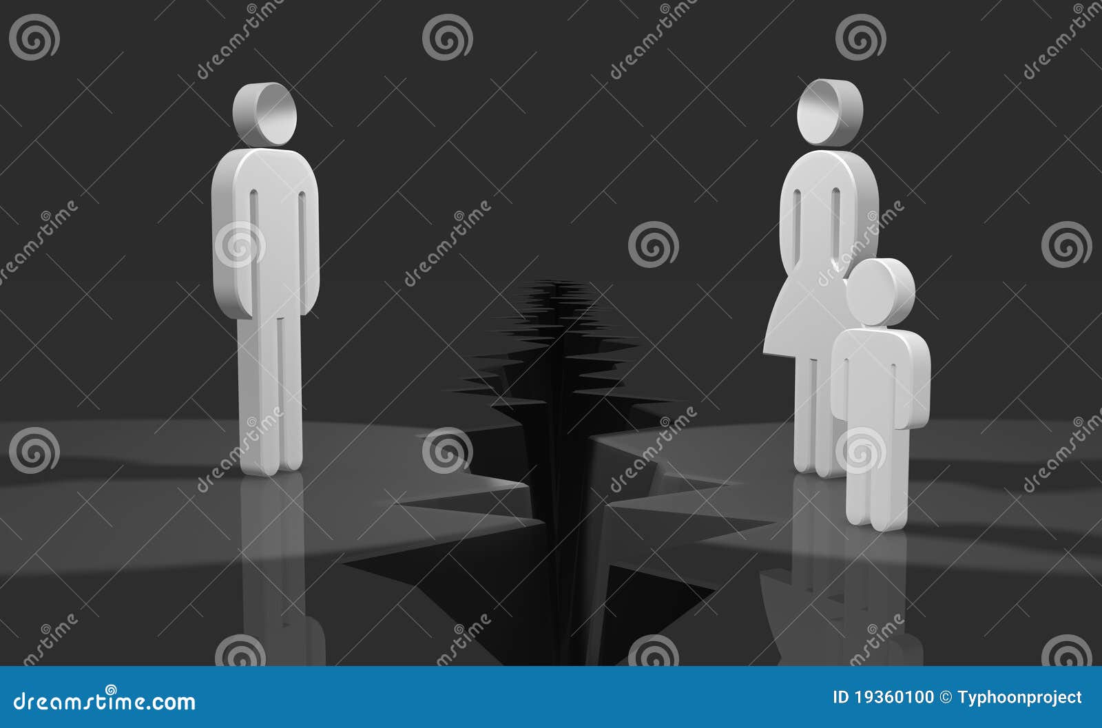 Sad divorce stock illustration. Illustration of crack - 19360100