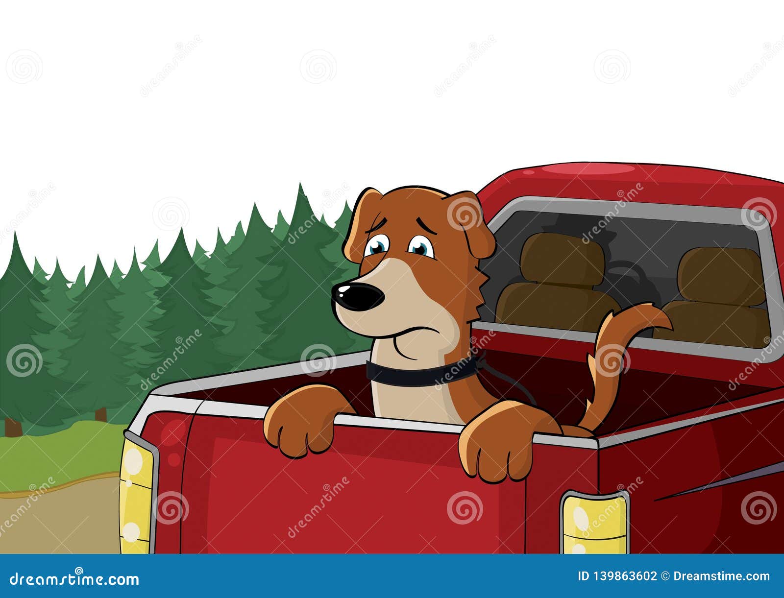 The Sad Dog. Art Illustration Stock Illustration - Illustration of ...