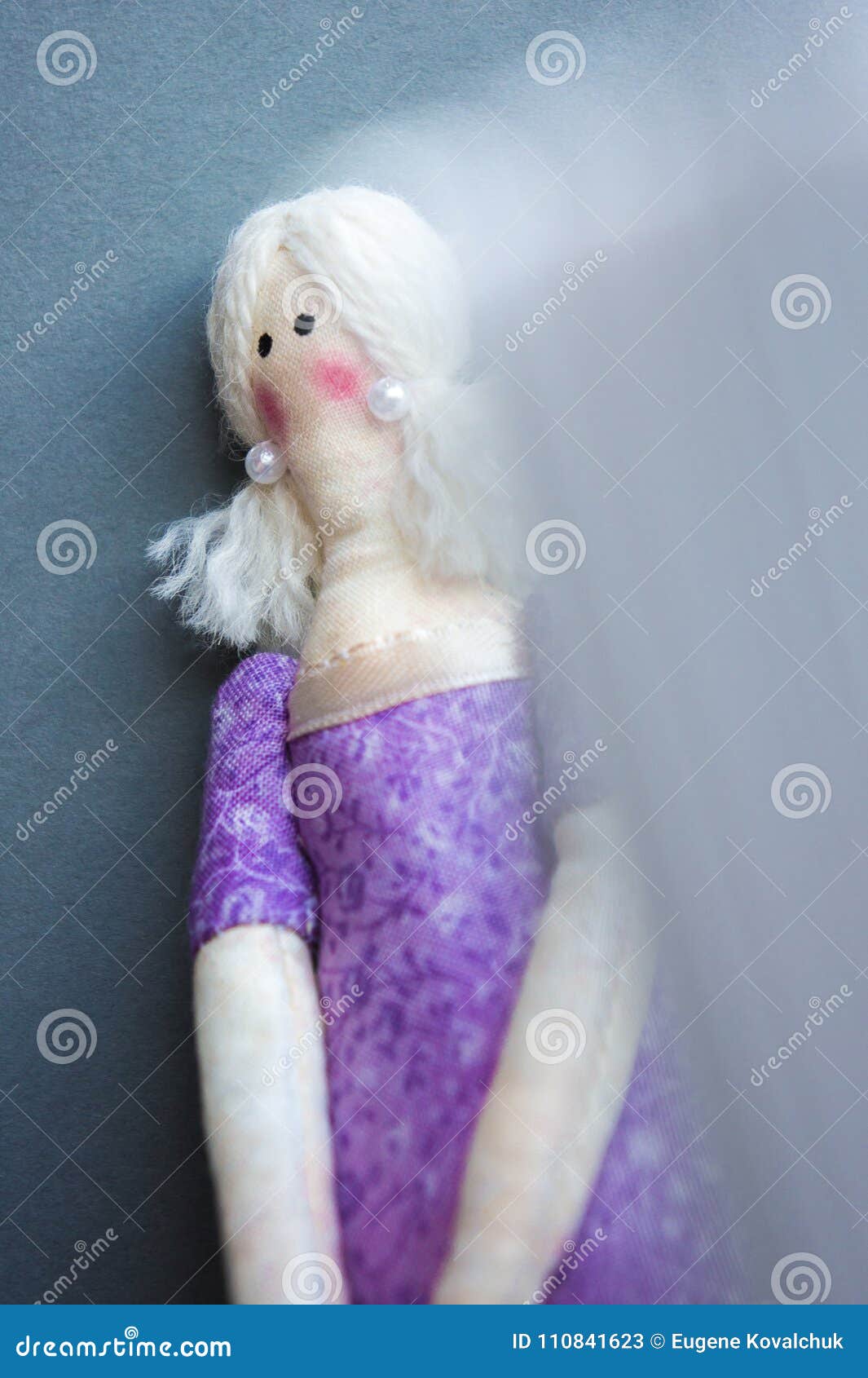 A sad doll. stock image. Image of isolated, little, design - 110841623