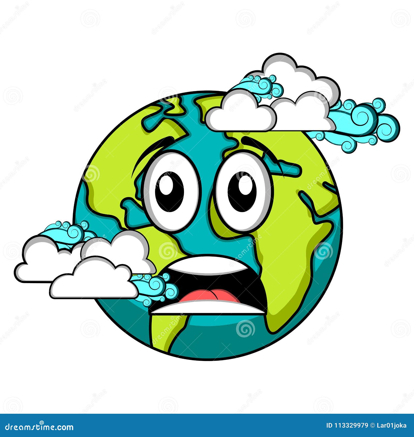 Sad earth emote. Earth day stock vector. Illustration of organic ...