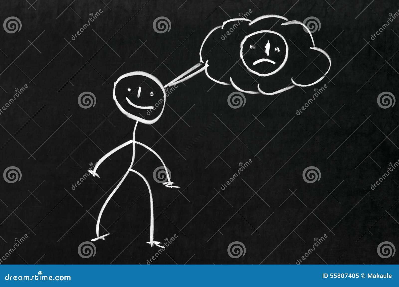 Sad emotion stock illustration. Illustration of pegman - 55807405