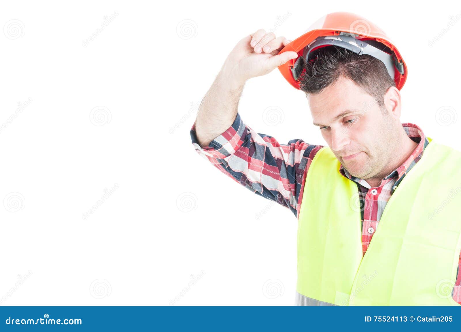 Sad Engineer Giving Up Work As Failure Concept Stock Image - Image of ...
