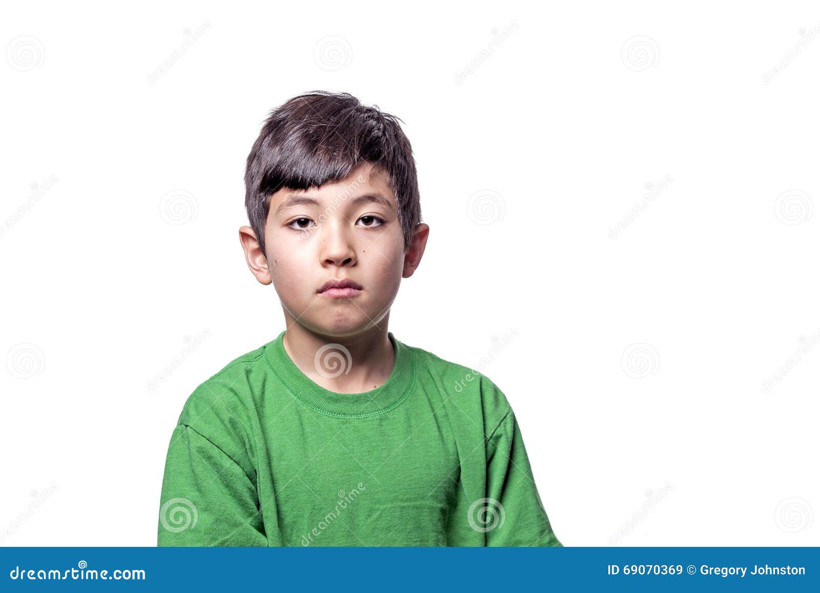 Sad expression on boy. stock image. Image of portrait - 69070369