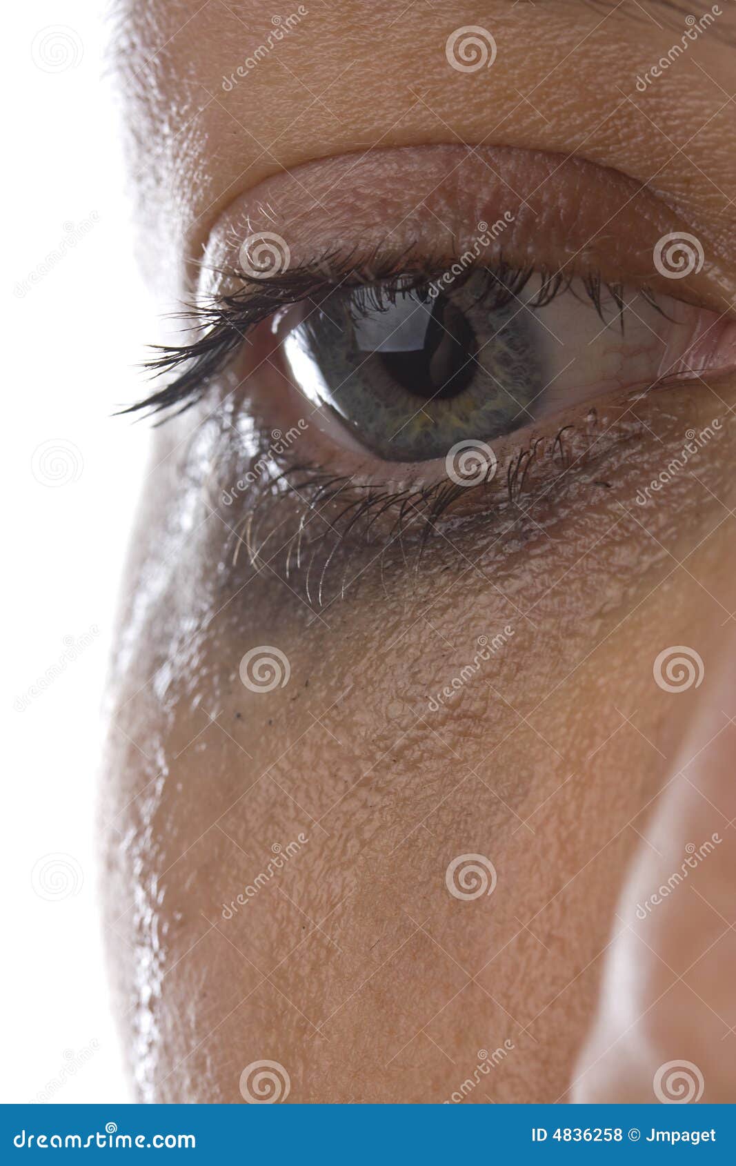Sad Eye Close Up stock photo. Image of backdrop, light - 4836258
