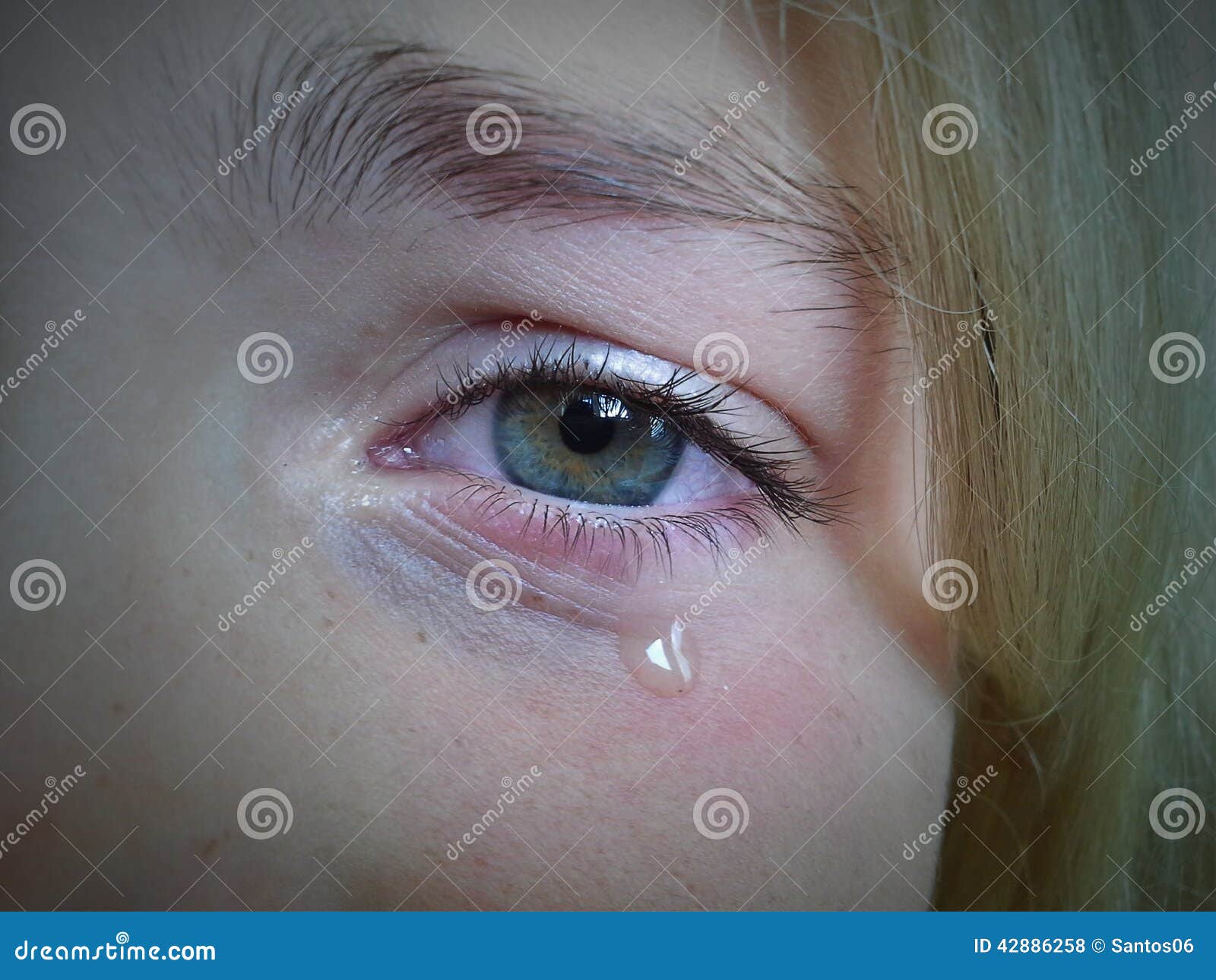 Sad eye stock photo. Image of detail, closeup, childs - 42886258