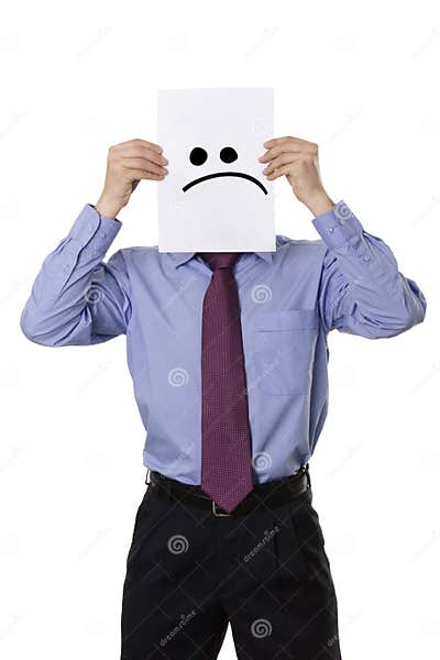 Sad face stock photo. Image of torso, hand, mask, partnership - 10263552