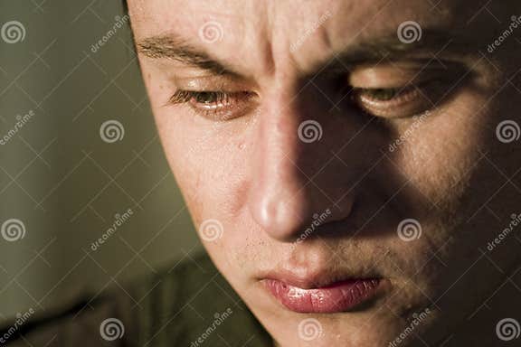 Sad face stock photo. Image of head, nervous, distressed - 2477176