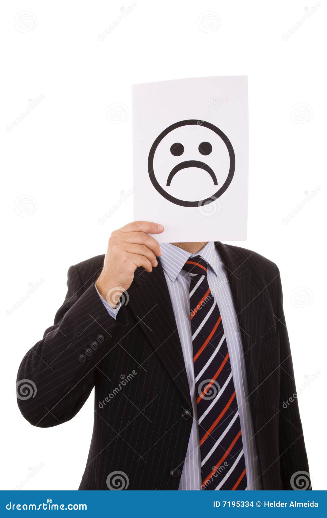 Sad Face stock photo. Image of manager, expressing, businessman - 7195334