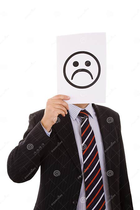 Sad Face stock photo. Image of manager, expressing, businessman - 7195334