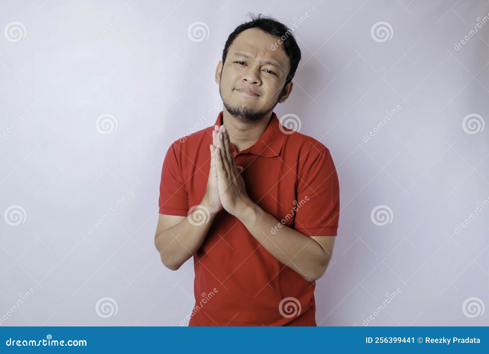 Sad Face of Asian Man Begs for Forgiveness of His Mistake Stock Image ...