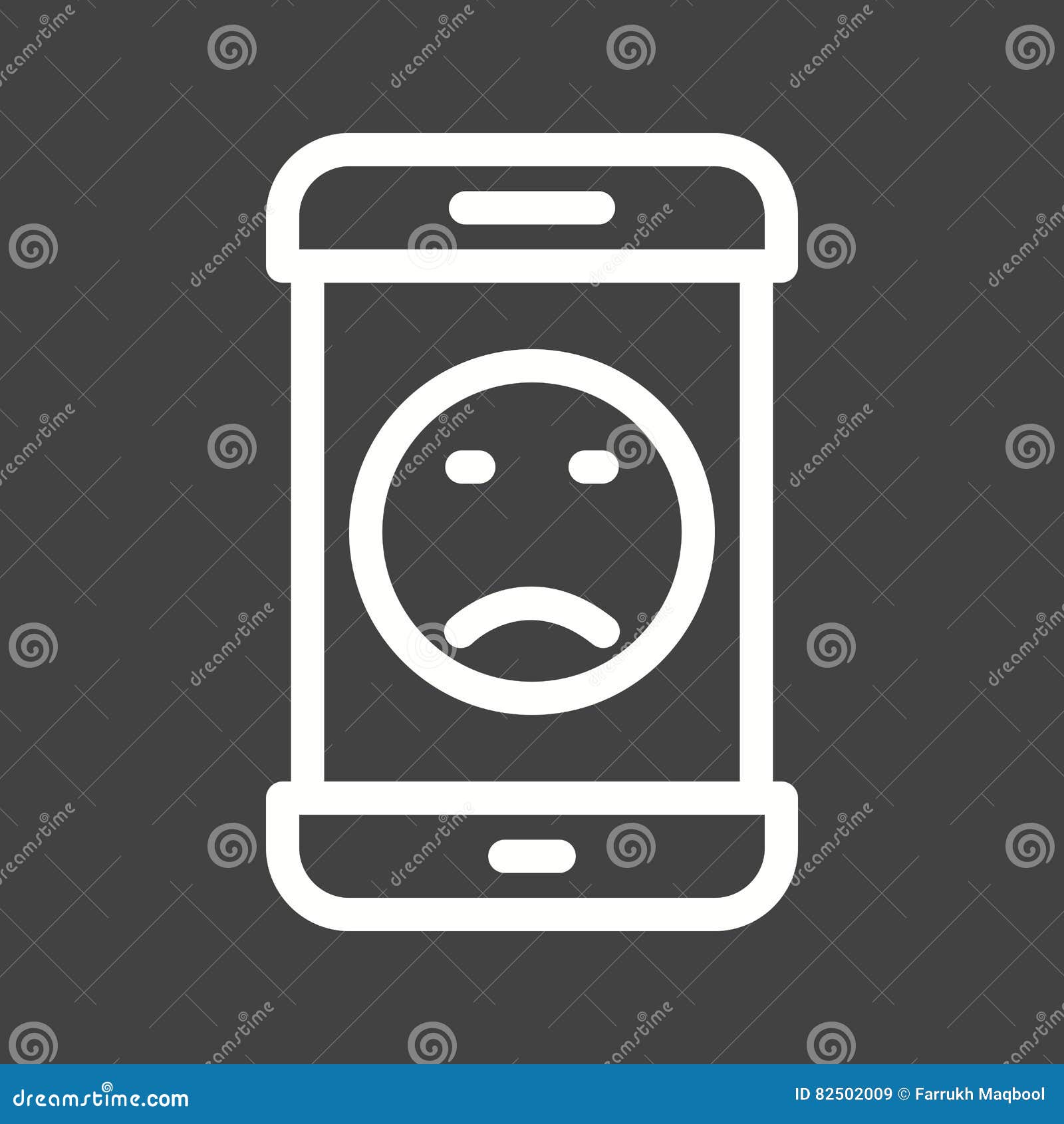 Sad Face stock illustration. Illustration of upset, expression - 82502009