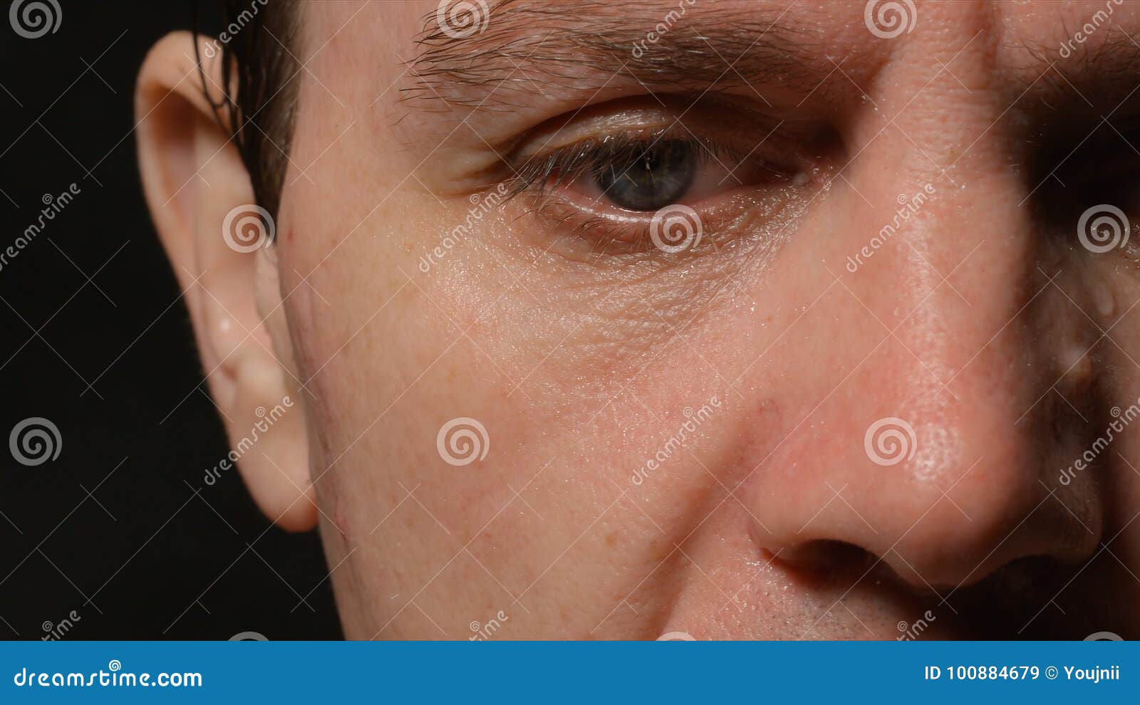 Sad Face of Young Adult Man Stock Image - Image of face, luck: 100884679