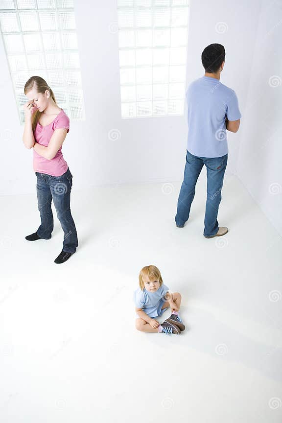 The sad family stock image. Image of caucasian, father - 6501787