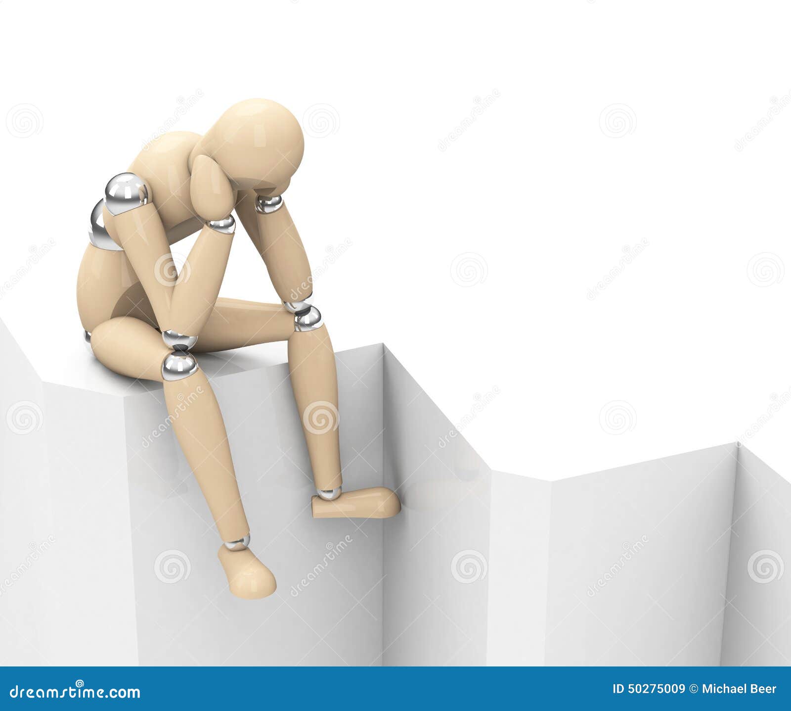 The sad figure stock illustration. Illustration of stress - 50275009
