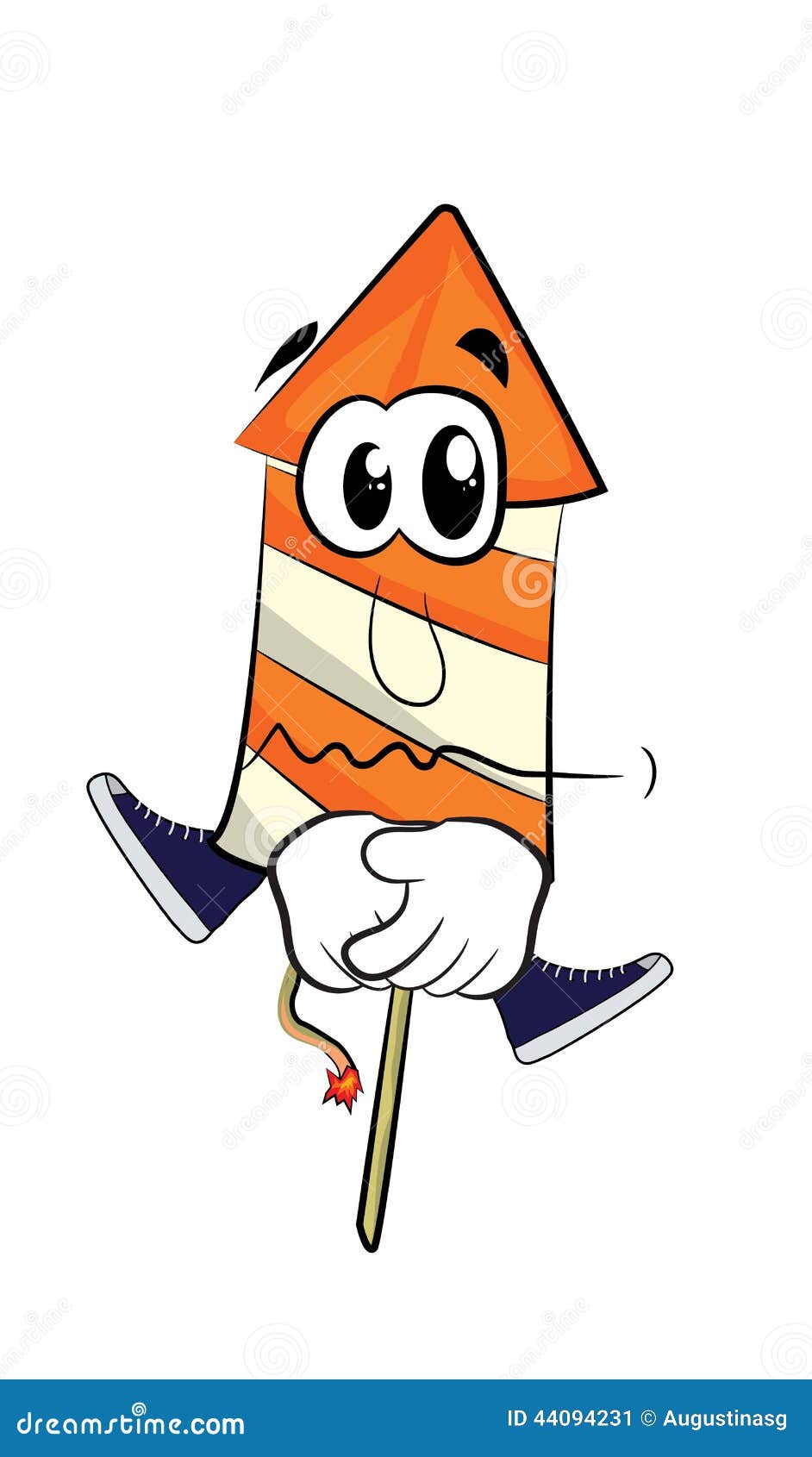 Sad fireworks cartoon stock illustration. Illustration of fireworks ...