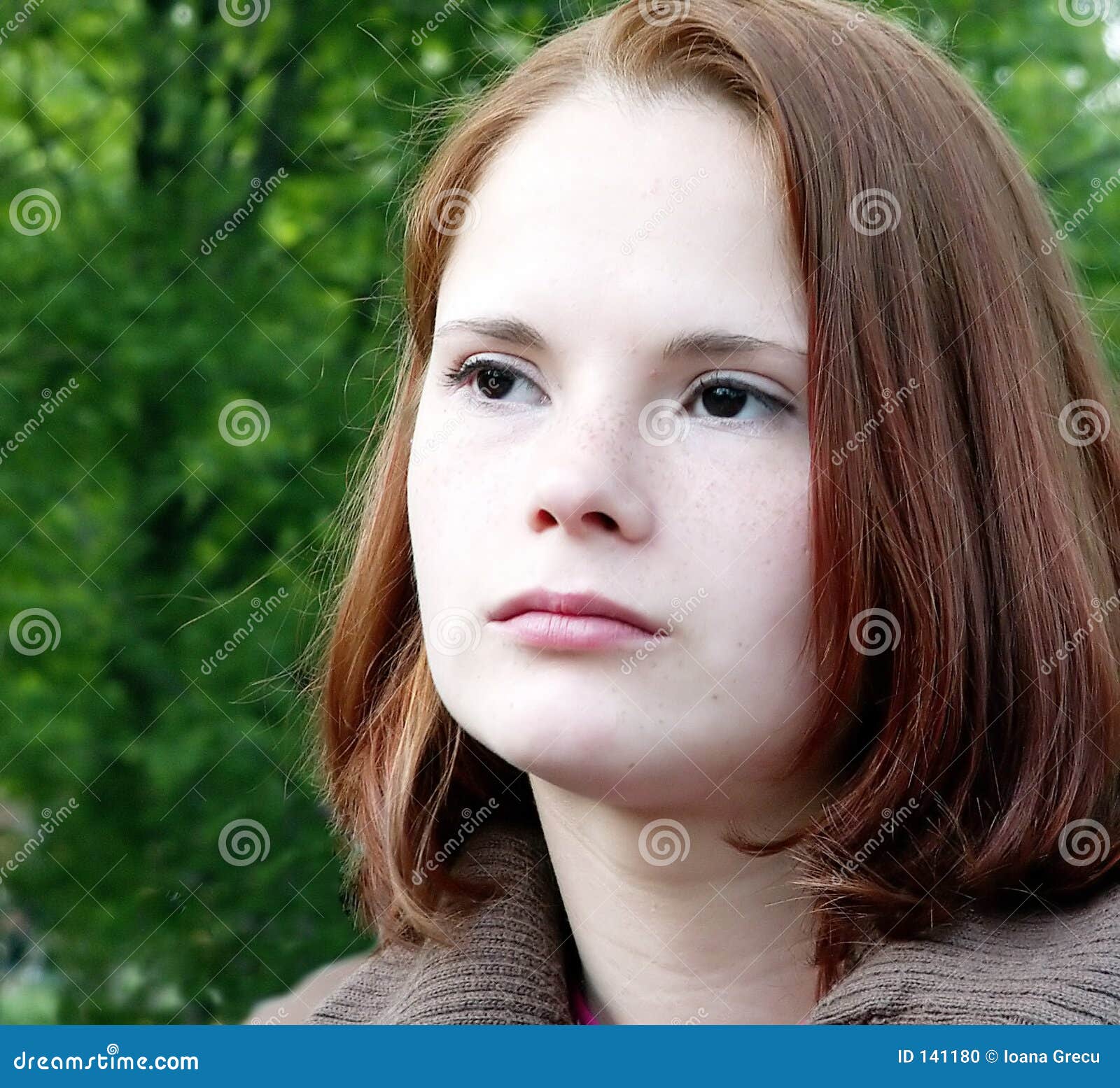 Sad girl stock photo. Image of eyes, sadness, dream, beauty - 141180