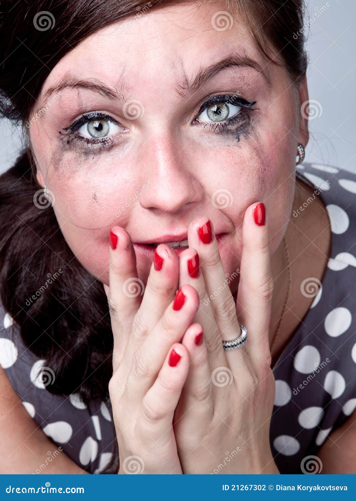 Sad girl stock photo. Image of expressive, woman, sorrow - 21267302