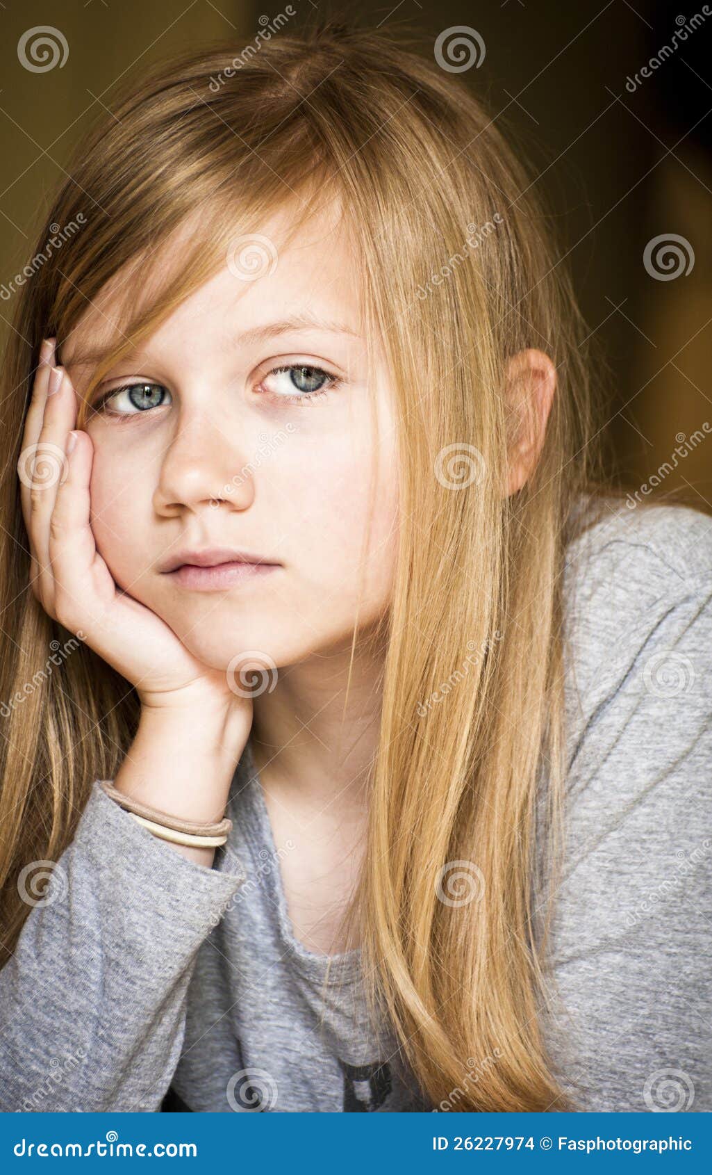 Sad girl stock photo. Image of suicidal, contemplation - 26227974