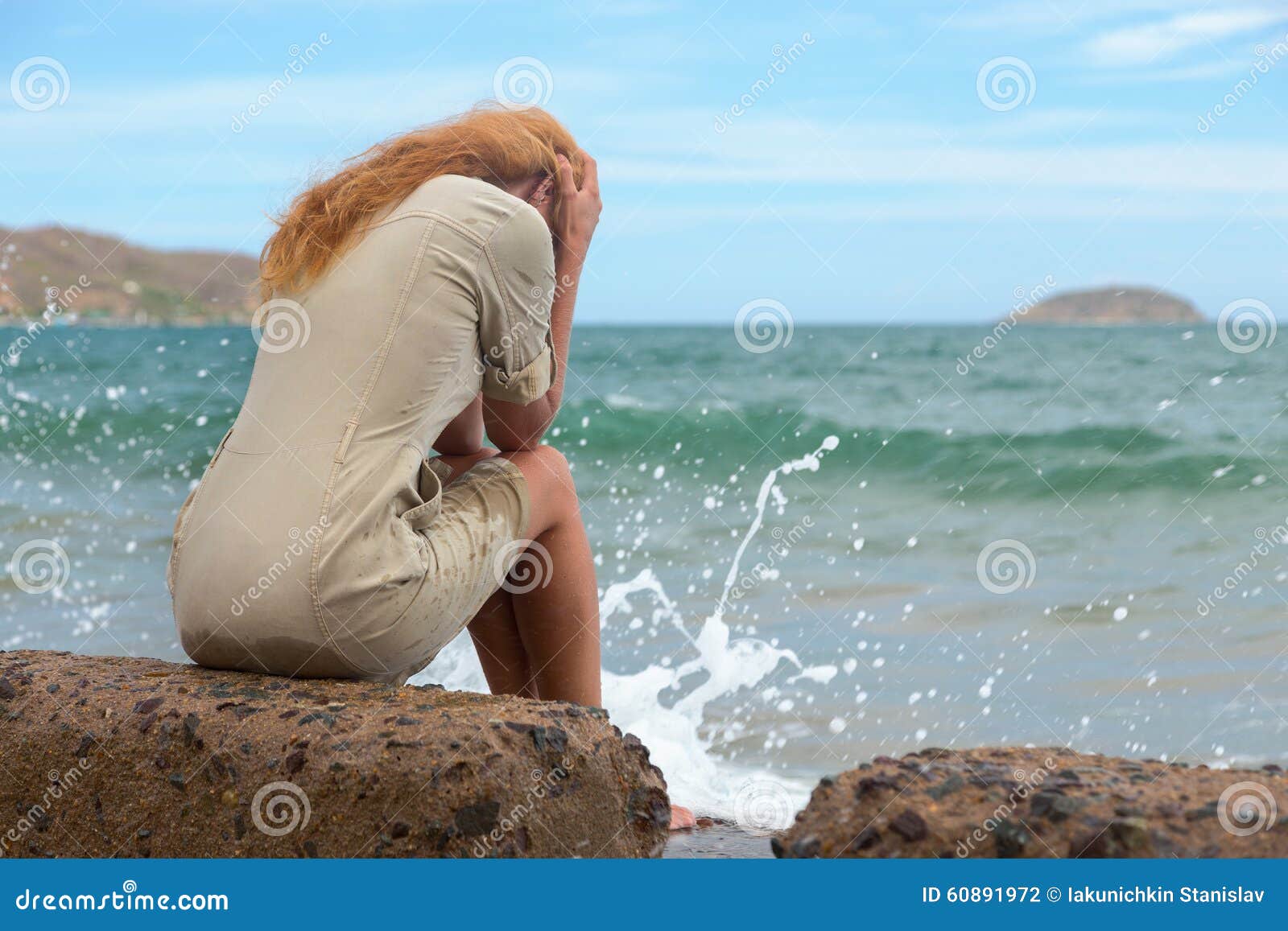 The sad girl. stock photo. Image of girls, business, failure - 60891972