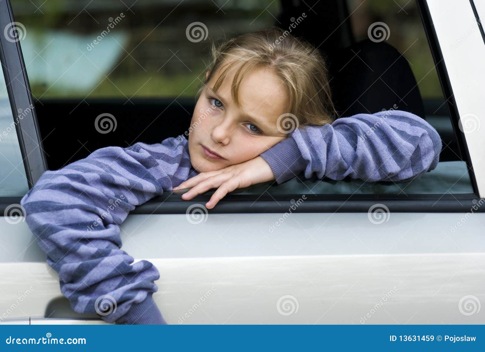 Sad girl in car stock image. Image of hair, friends, girls - 13631459