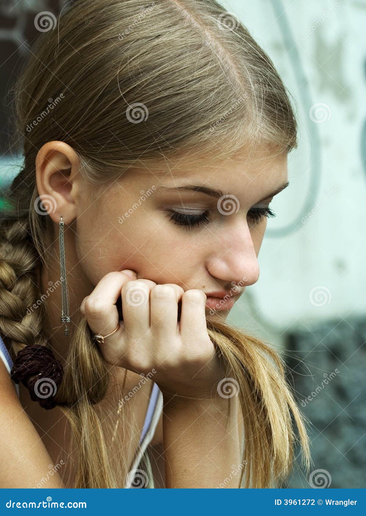 Sad Girl In Depression Stock Photography - Image: 3961272