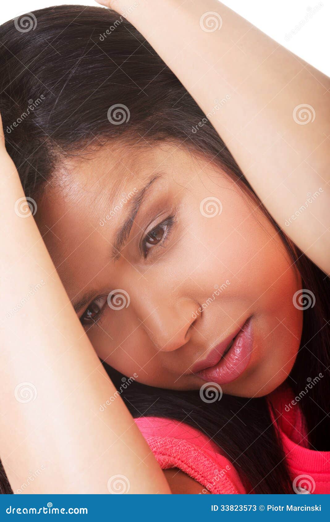 Sad Girl Heaving Depression Stock Image - Image of loneliness, american ...