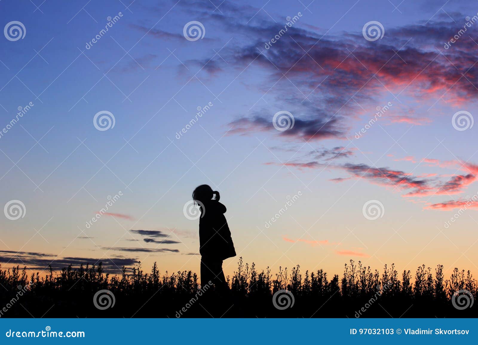 Sad Girl Silhouette Photography