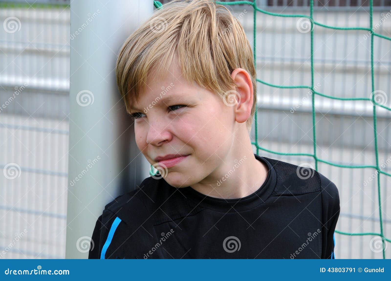 Sad goalkeeper stock image. Image of depression, horrified - 43803791