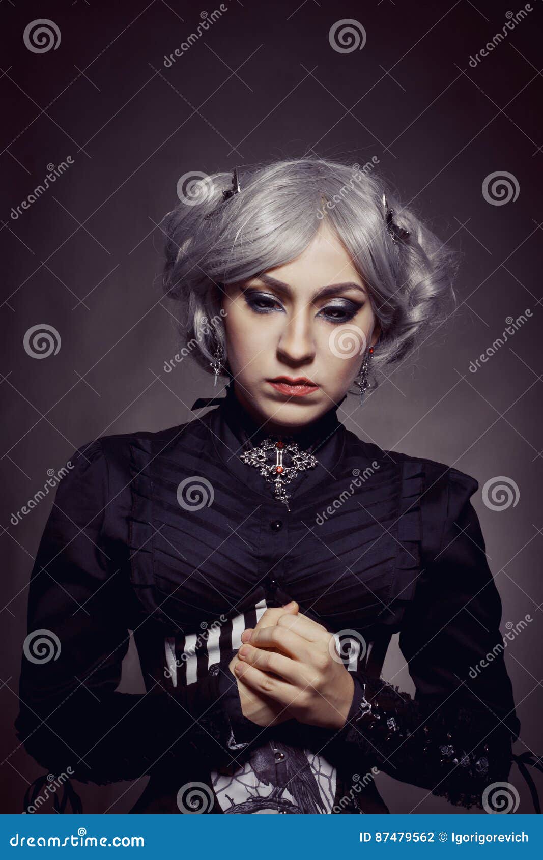 161 Misery Beautiful Gothic Girl Stock Photos - Free & Royalty-Free ...